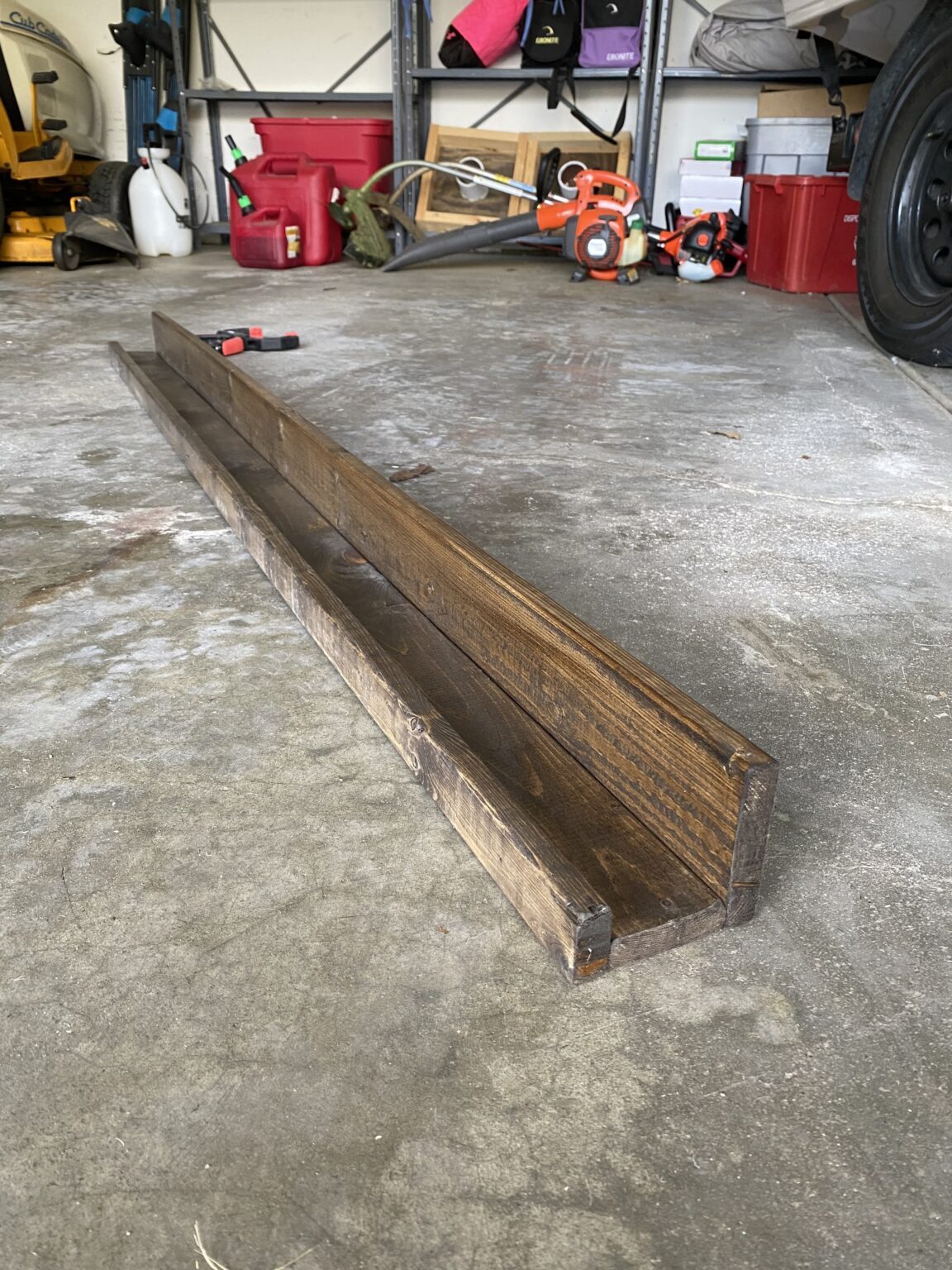 Building a Picture Ledge for Under $20! - Come Stay Awhile by Amanda ...