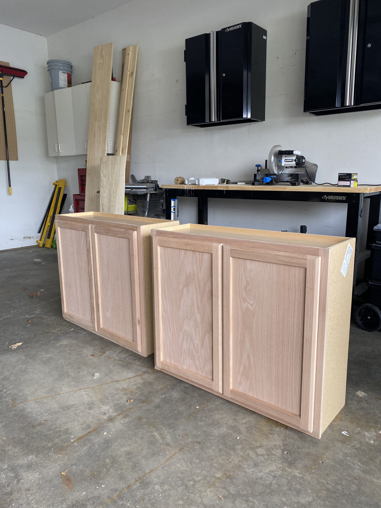 How to Build a DIY Sideboard Cabinet from Stock Wall Cabinets - Come ...