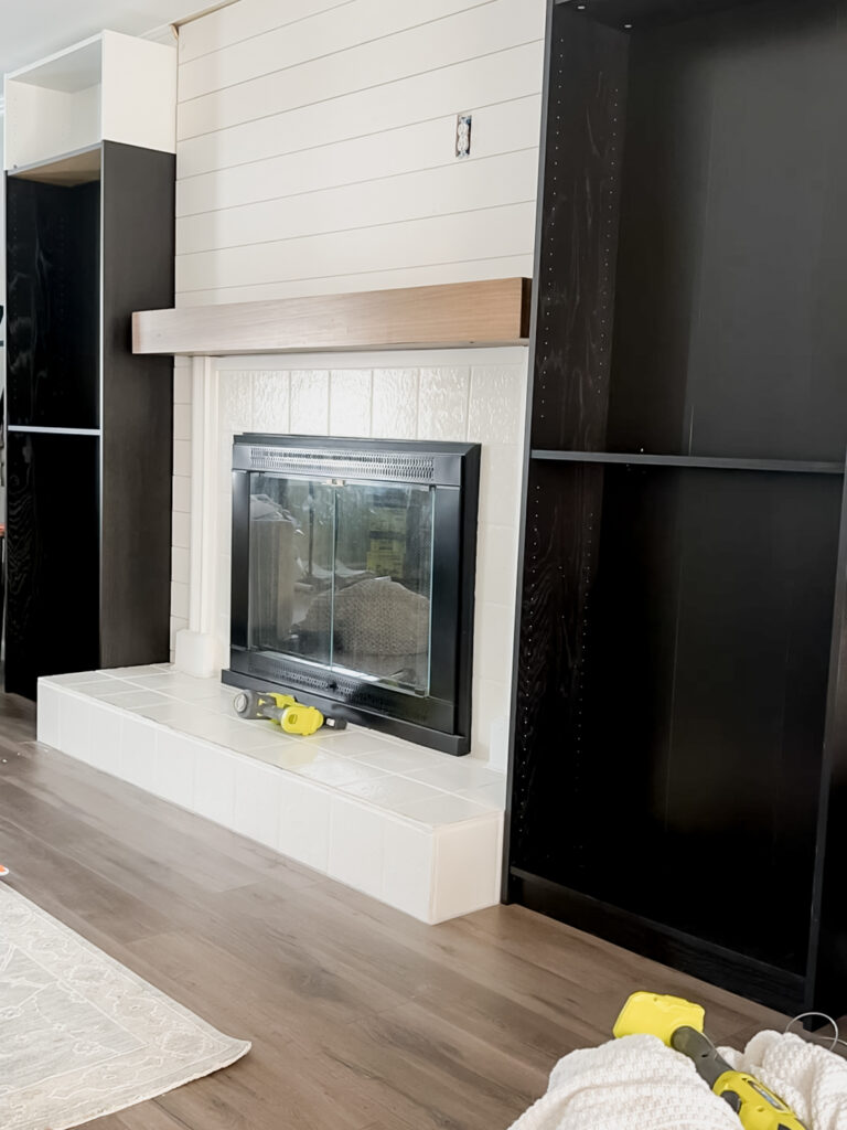 DIY Fireplace Built-Ins: IKEA Billy Bookcase Hack - Come Stay Awhile by ...