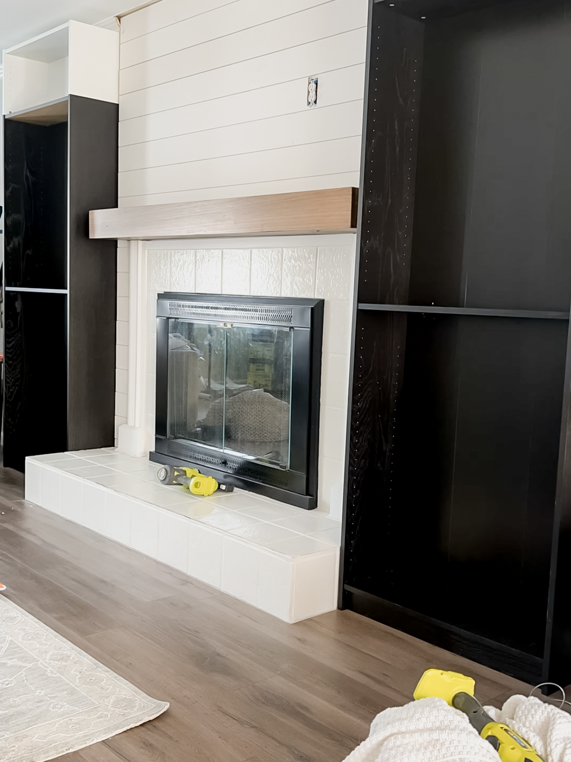 DIY Fireplace Built-Ins: IKEA Billy Bookcase Hack - Come Stay Awhile by ...