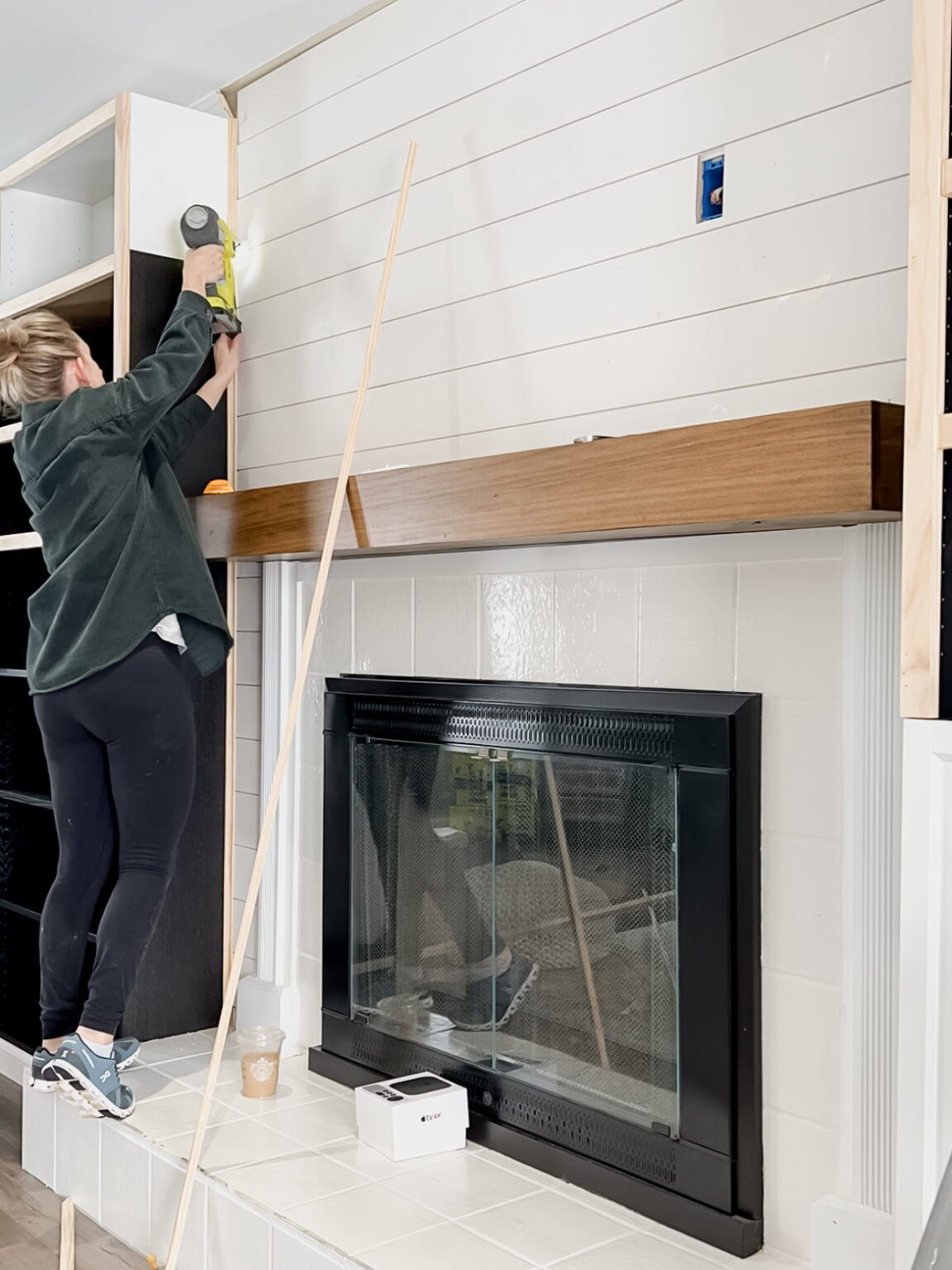 DIY Fireplace Built-Ins: IKEA Billy Bookcase Hack - Come Stay Awhile by ...