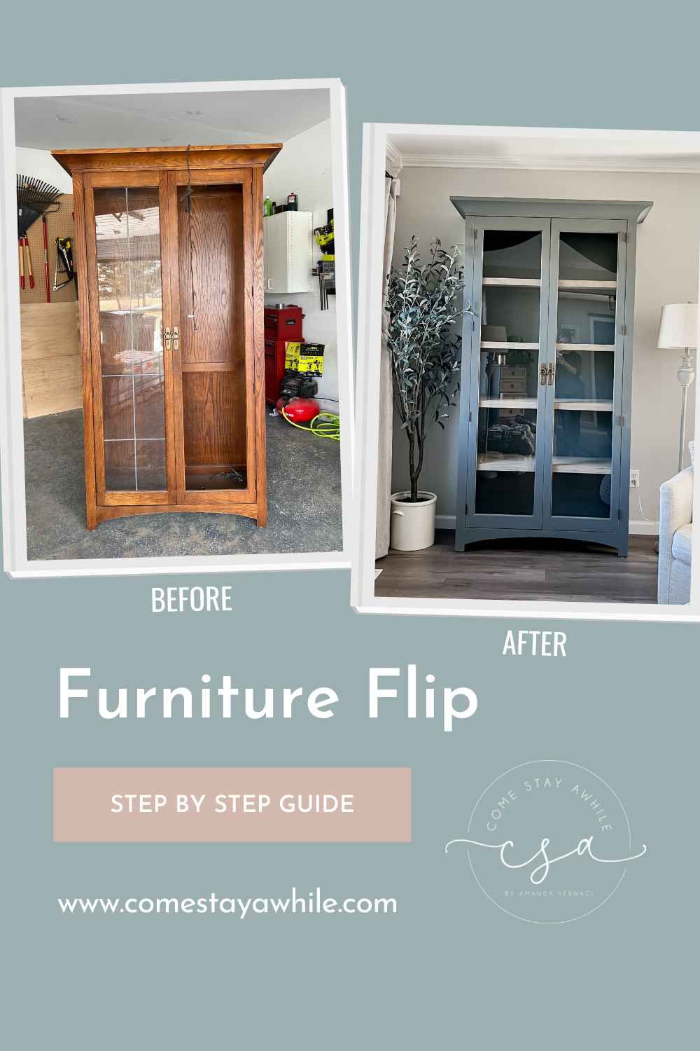DIY Cabinet Flip - Come Stay Awhile by Amanda Vernaci | Modern ...
