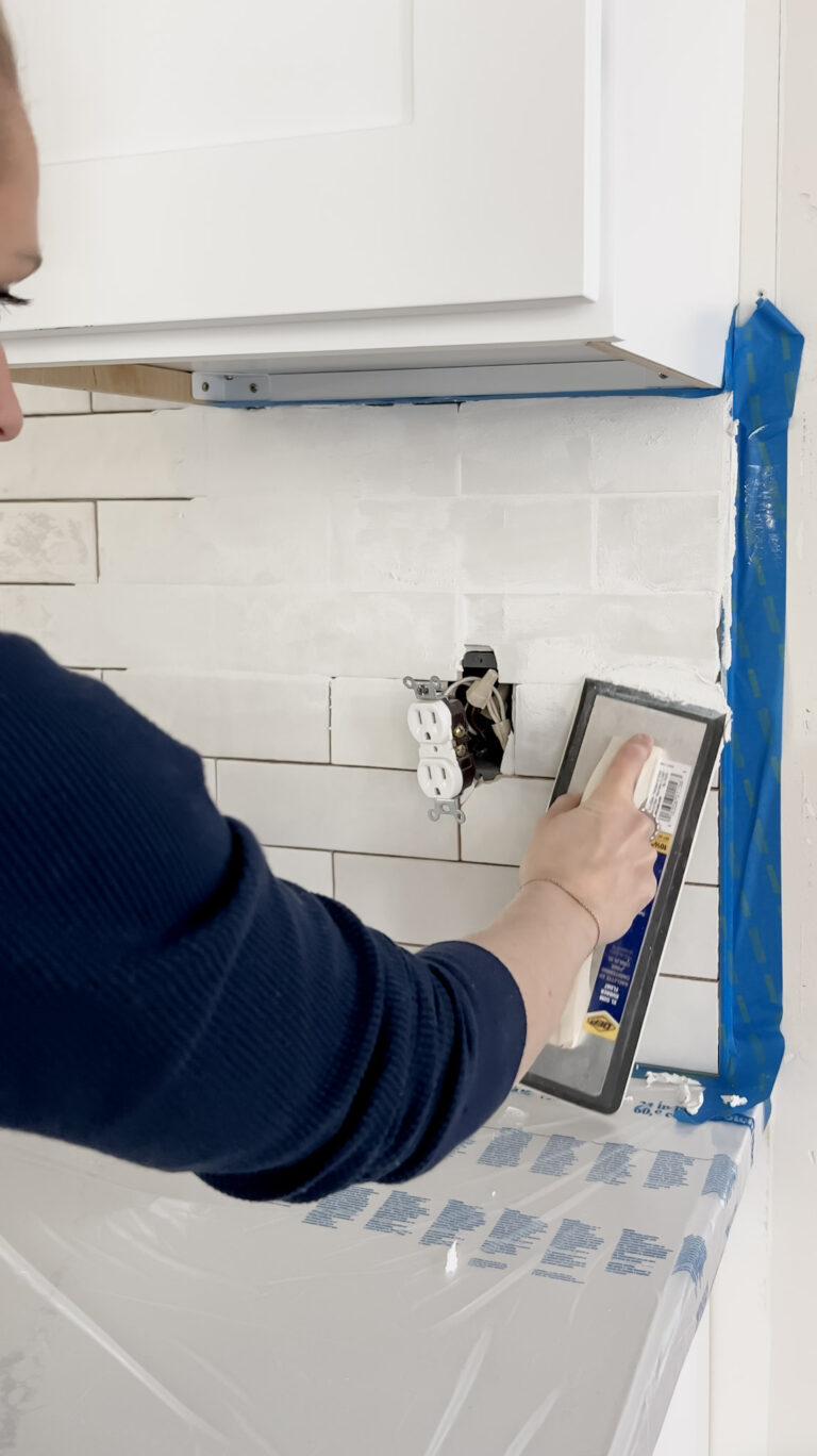 Kitchen Tile Backsplash Installation for Beginners - Come Stay Awhile ...