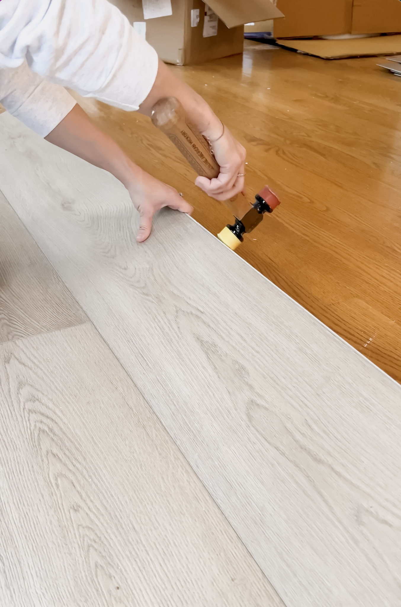 Floating Floor Installation How-To - Come Stay Awhile by Amanda Vernaci ...