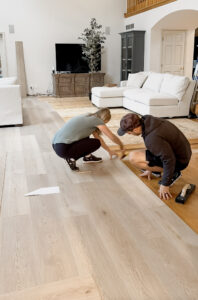 Floating Floor Installation How-To - Come Stay Awhile by Amanda Vernaci ...