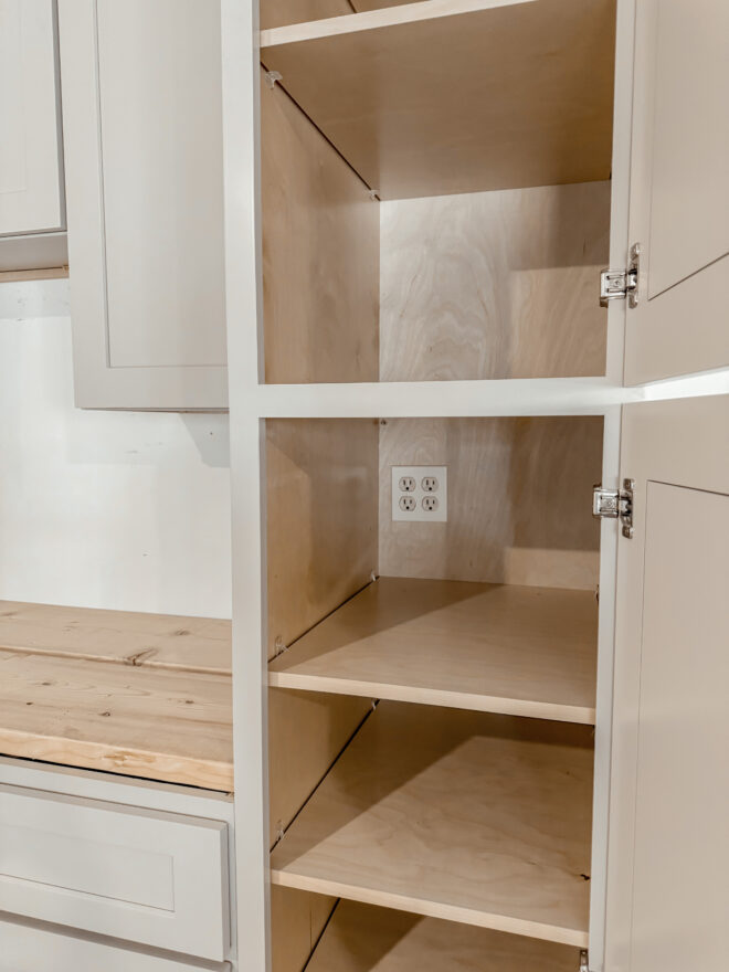 How to Hang Wall Cabinets by Yourself - Come Stay Awhile by Amanda ...