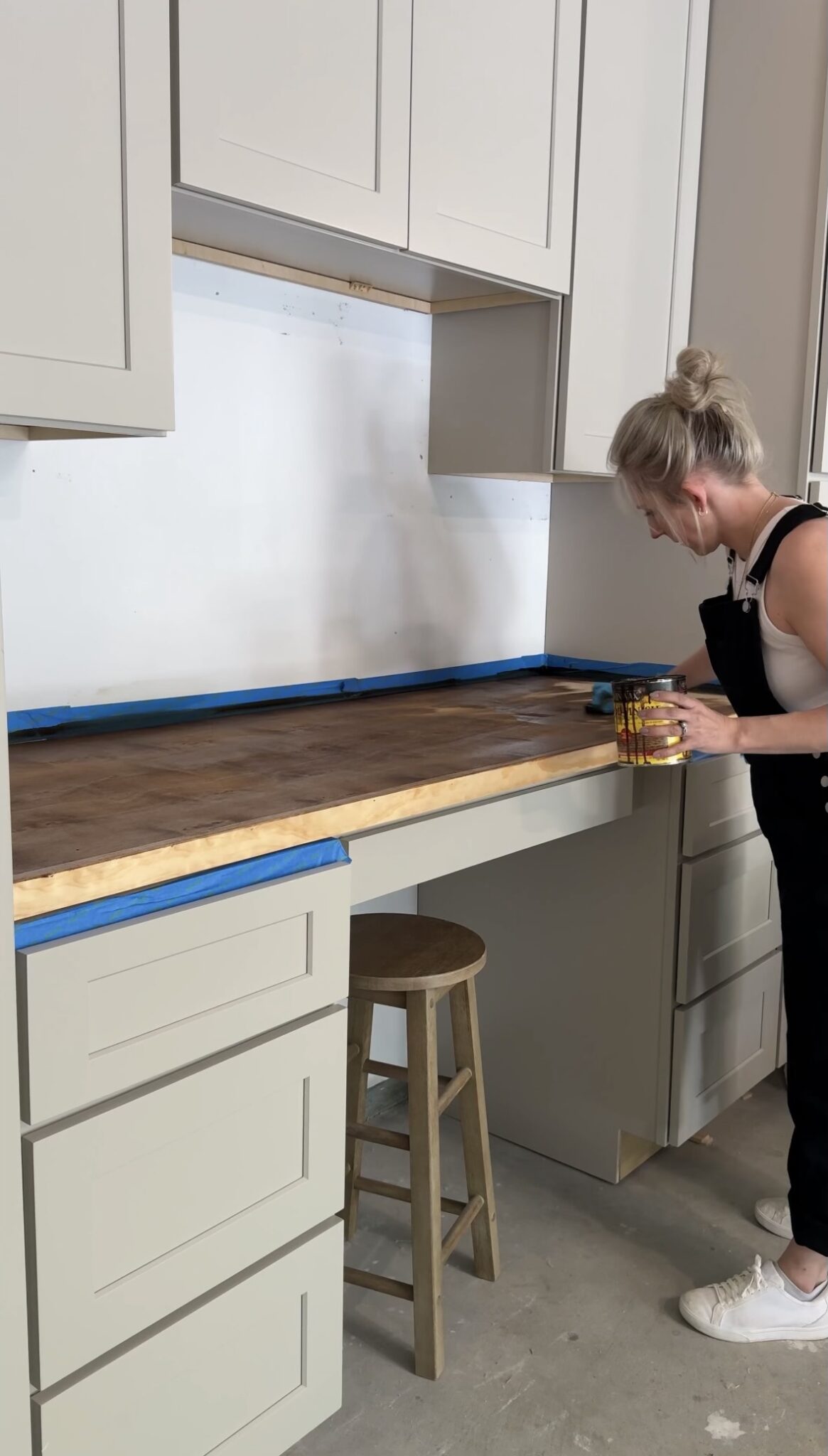 DIY Mobile Workbench: How to Build Custom Wood Countertops - Come Stay ...