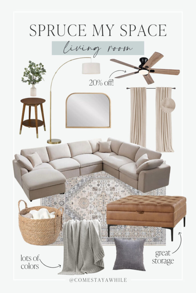 Spruce My Space: Family Friendly Living Room - Come Stay Awhile by ...