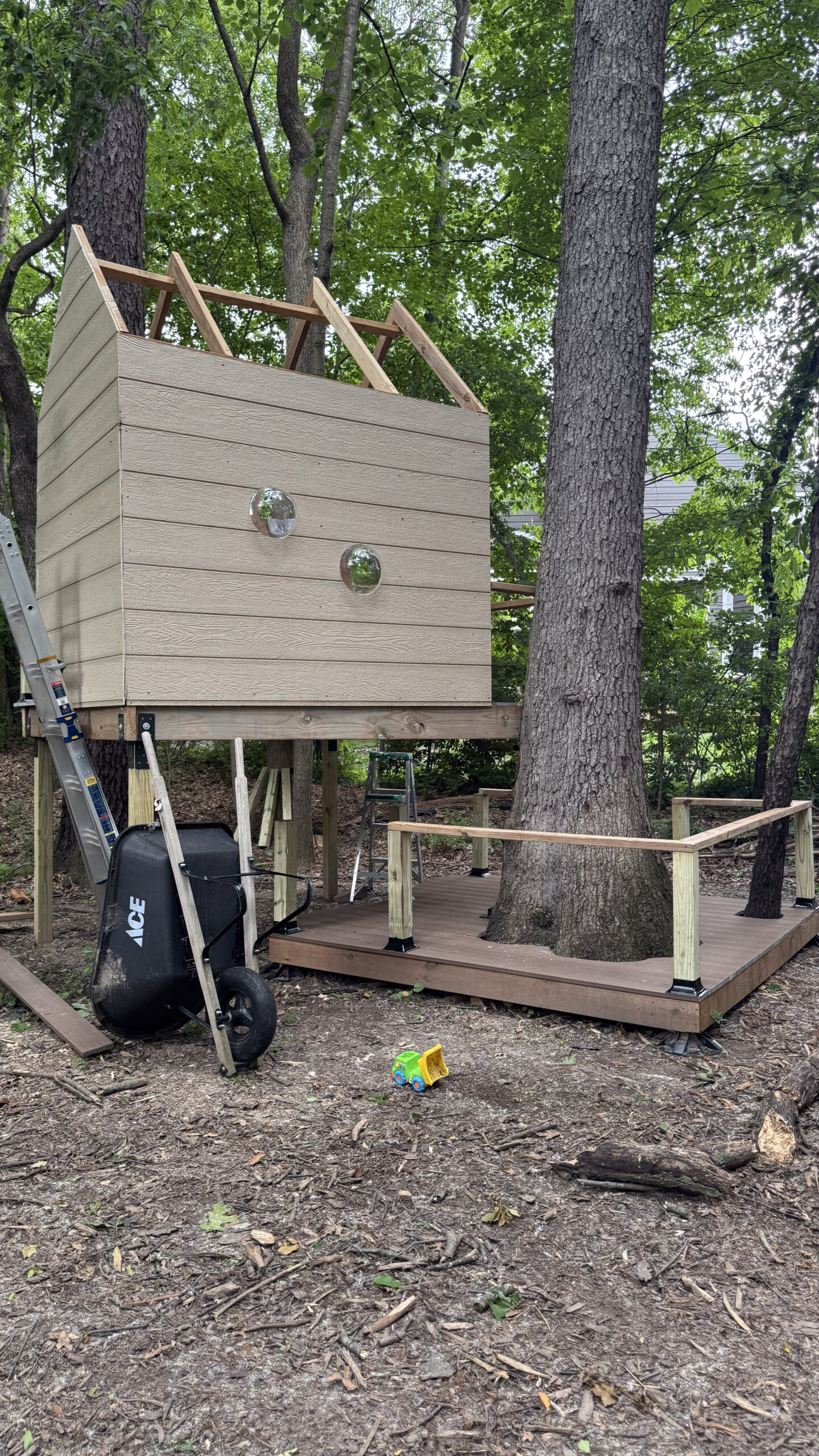 Step-by-Step Guide: How I Built a DIY Treehouse - Come Stay Awhile by ...