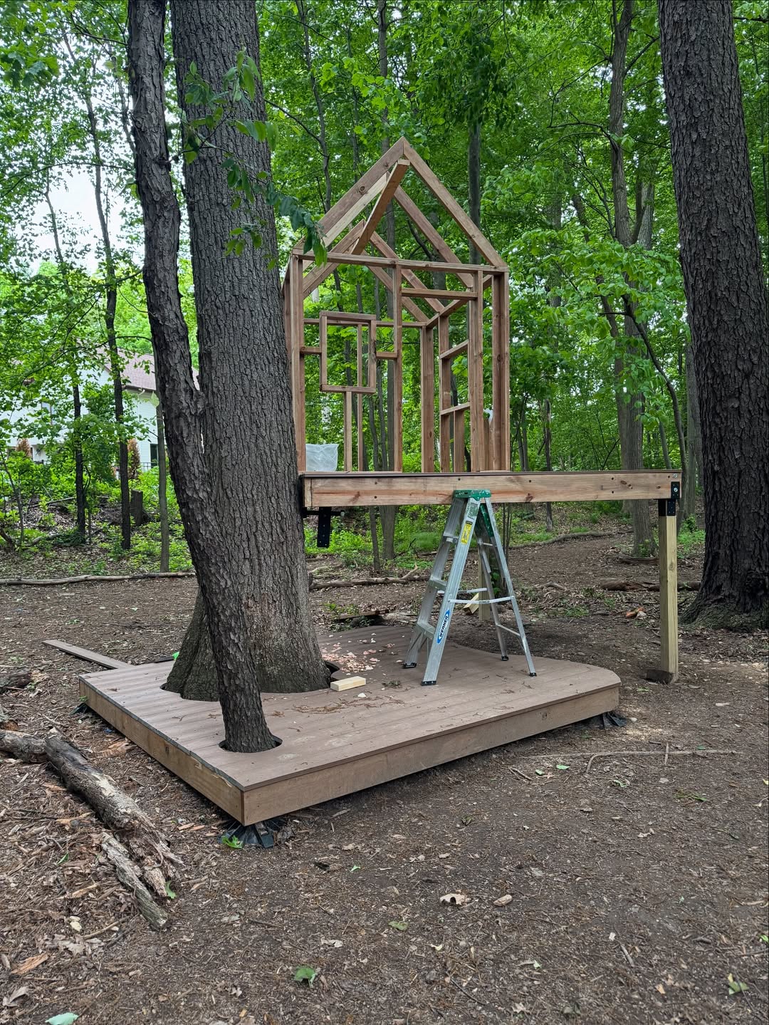 Step-by-Step Guide: How I Built a DIY Treehouse - Come Stay Awhile by ...