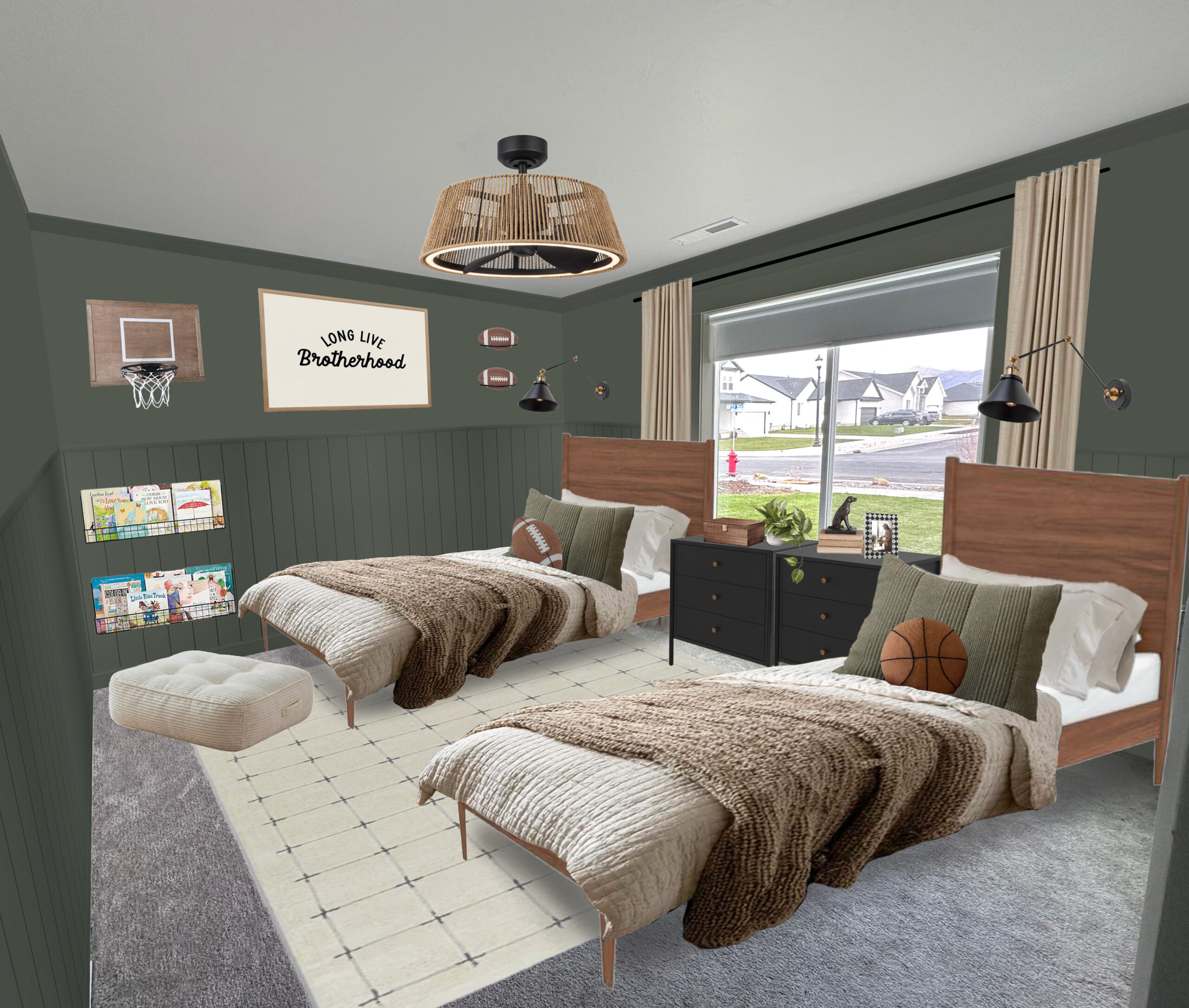 Spruce My Space: Shared Boys Room - Come Stay Awhile by Amanda Vernaci ...